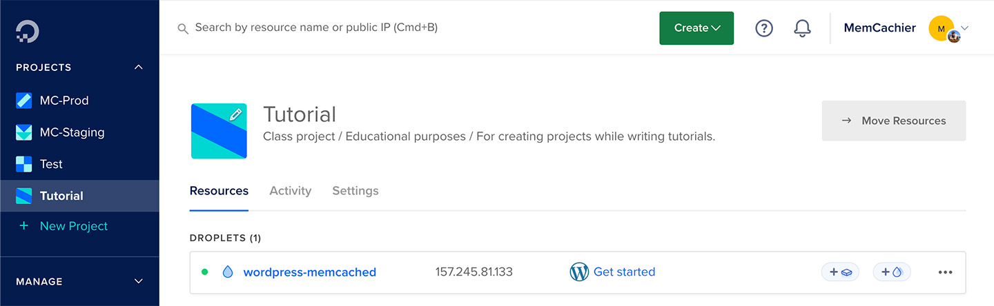 Configure W3 Total Cache with Memcached and SASL Authentication on DigitalOcean - MemCachier Blog